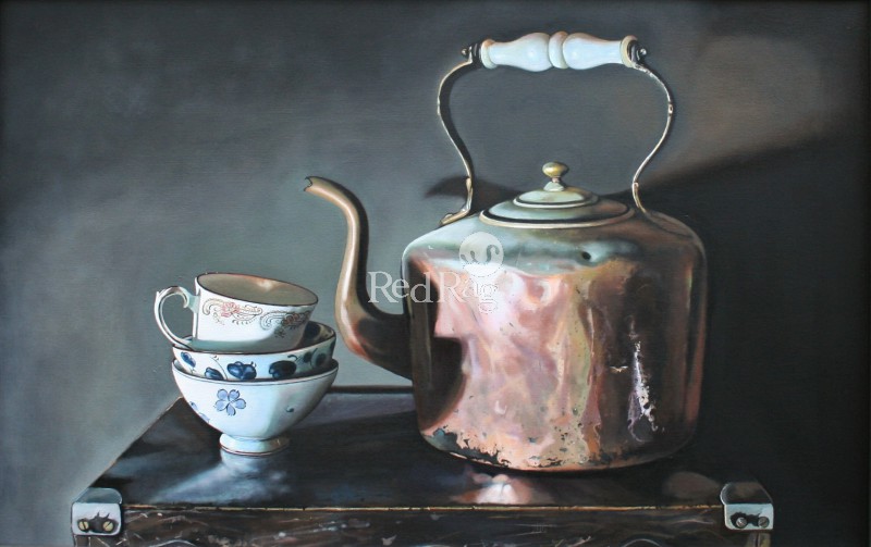 Still Life With Copper Kettle, Jane Cruickshank artist, paintings and ...