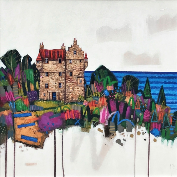Castle Cairn, Ritchie Collins artist, paintings and art at the Red Rag ...